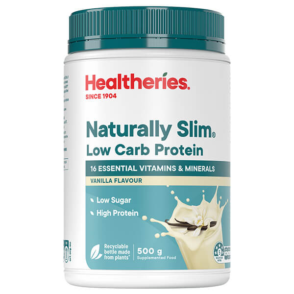 Healtheries Naturally Slim Low Carb Protein 500g - Supplement Monster