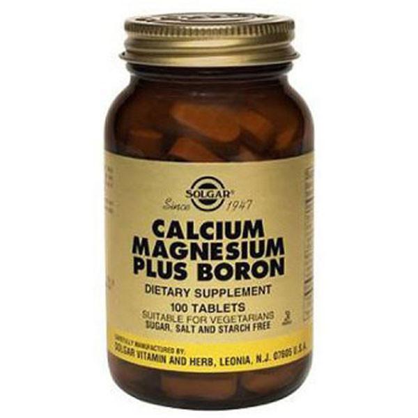 Solgar Ca / Mg / Boron 100 Tabs - Supplement Monster
