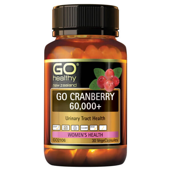 Go Healthy Go Cranberry 60,000+ 30 Veggie Caps - Supplement Monster