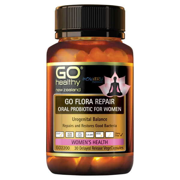 Go Healthy Go Flora Repair 30 Capsules - Supplement Monster