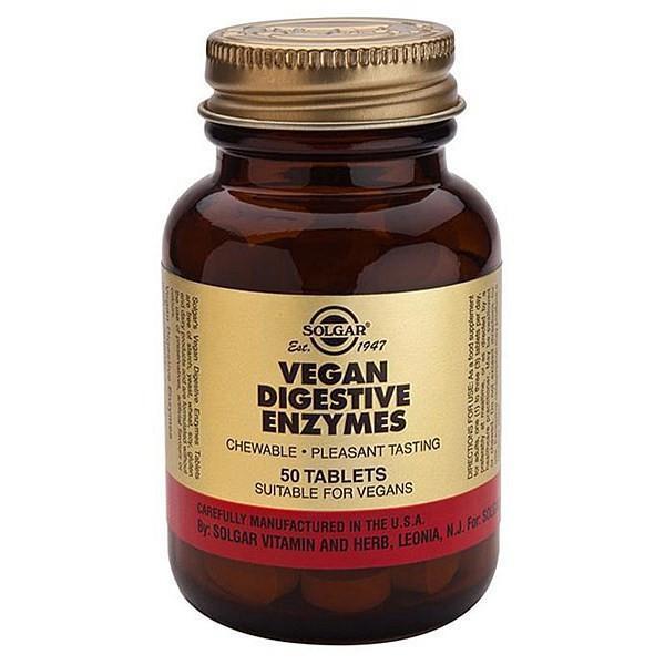 Solgar Vegan Digestive Enzymes 50 Tablets - Supplement Monster