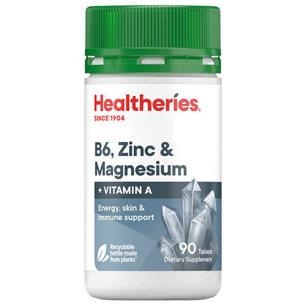 Healtheries B6, Zinc & Magnesium 90 Tabs - Supplement Monster